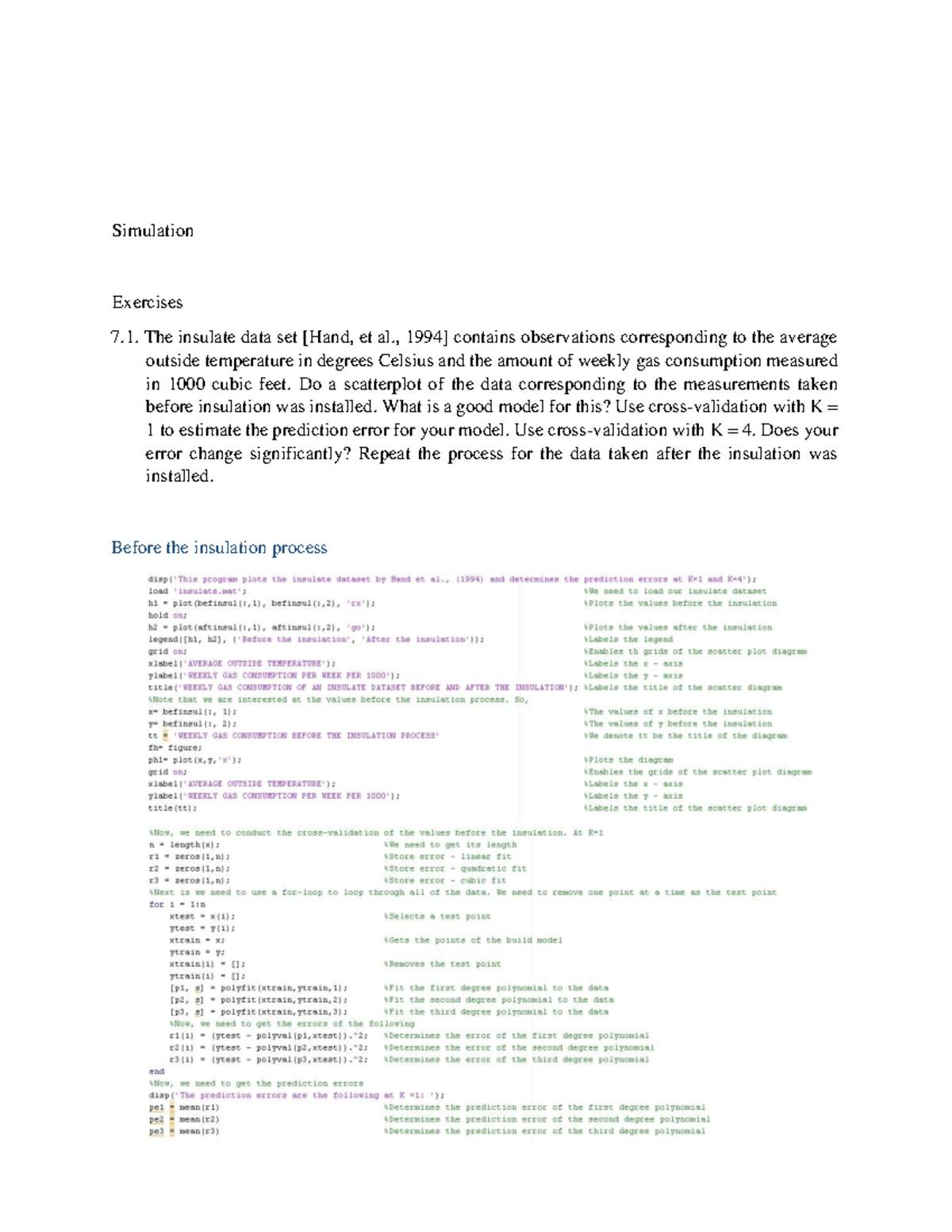 Simulation Problem Set (Chapter 7) - Kristine Jane M. Laid BSAM 3J 2019100394 Simulation ...