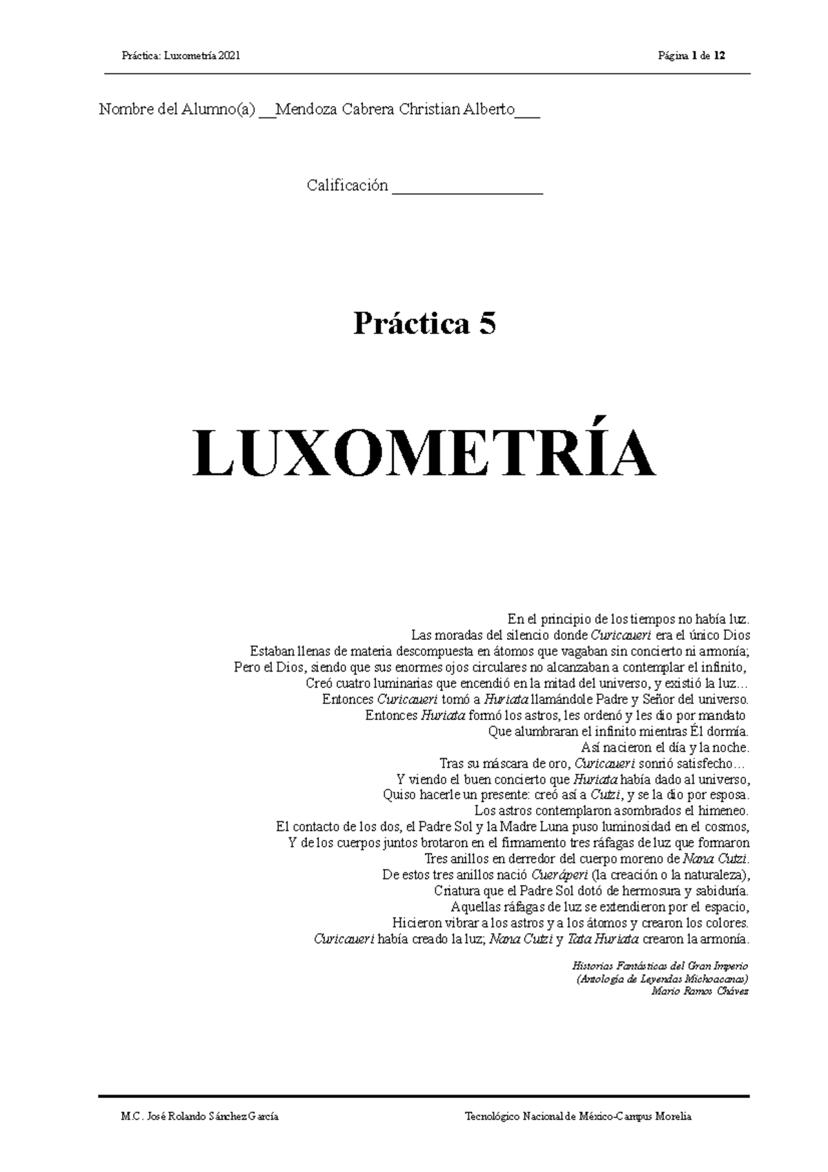 Práctica-5 Luxometría 2021abr13 - - Studocu