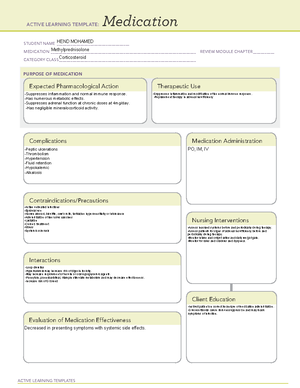 Nitroglycerin Medication.pdf Nad - ACTIVE LEARNING TEMPLATES ...