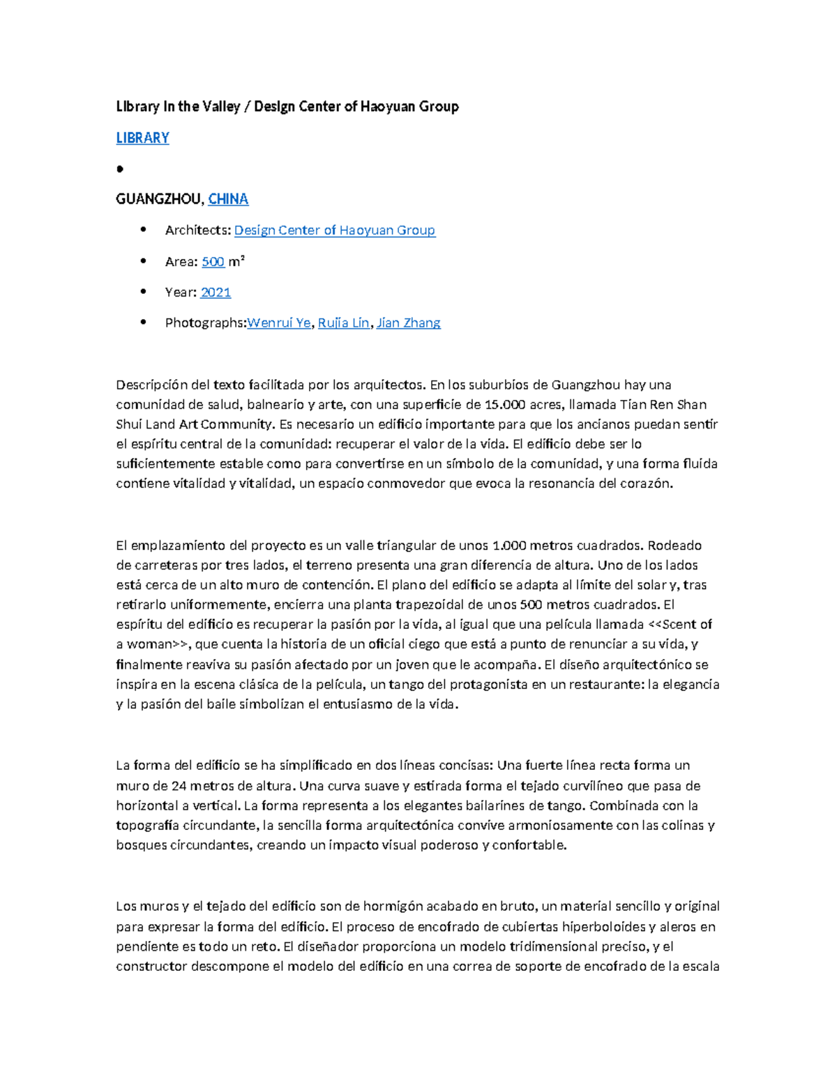 Library in the Valley - informe - Library in the Valley / Design Center ...