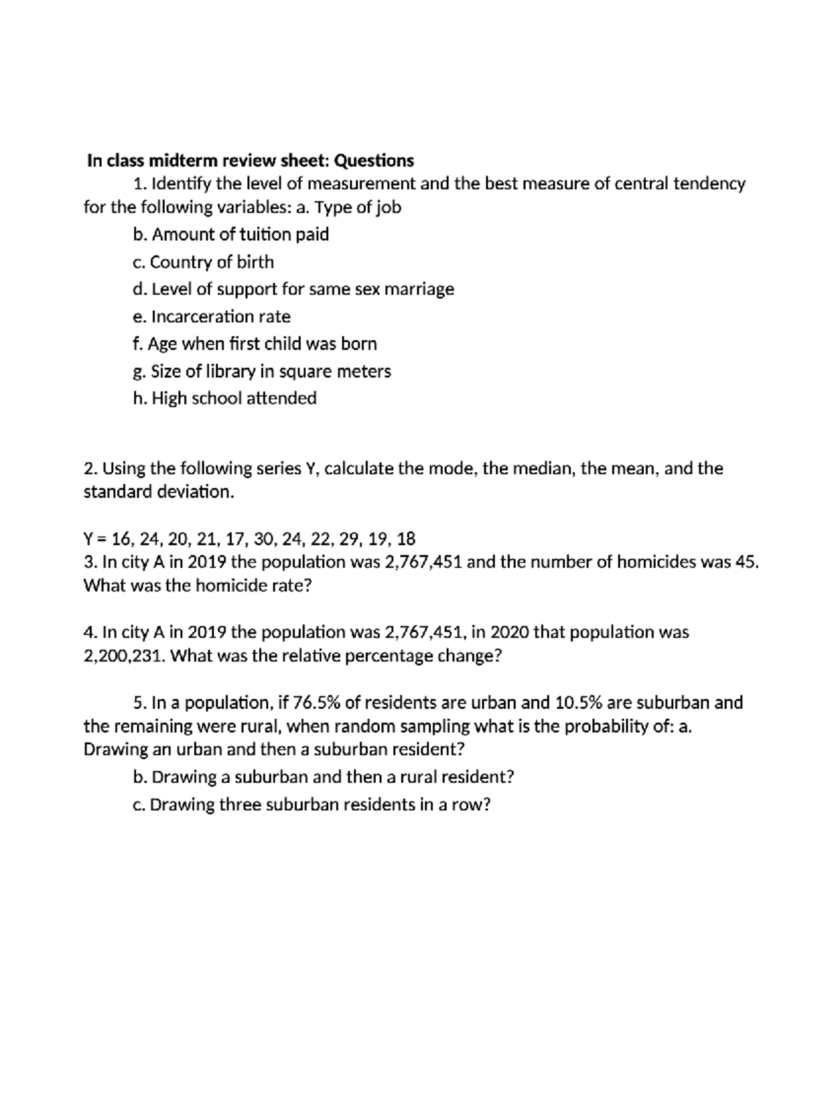 Midterm Review - CRJS 3001 - Ajus 4401/Crjs 3001 - Studocu