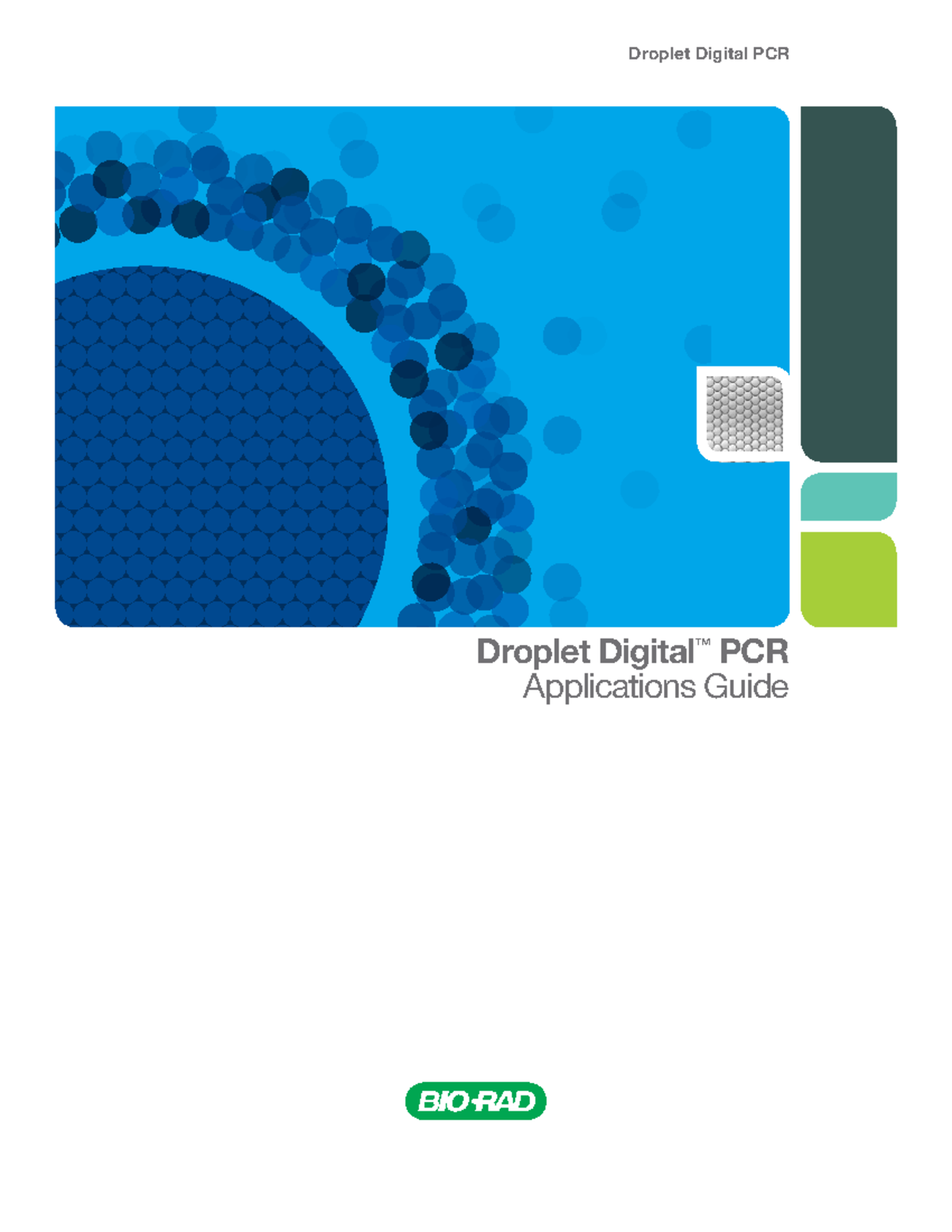 Ddpcr application guide bulletin 6407 - Droplet Digital PCR Droplet ...
