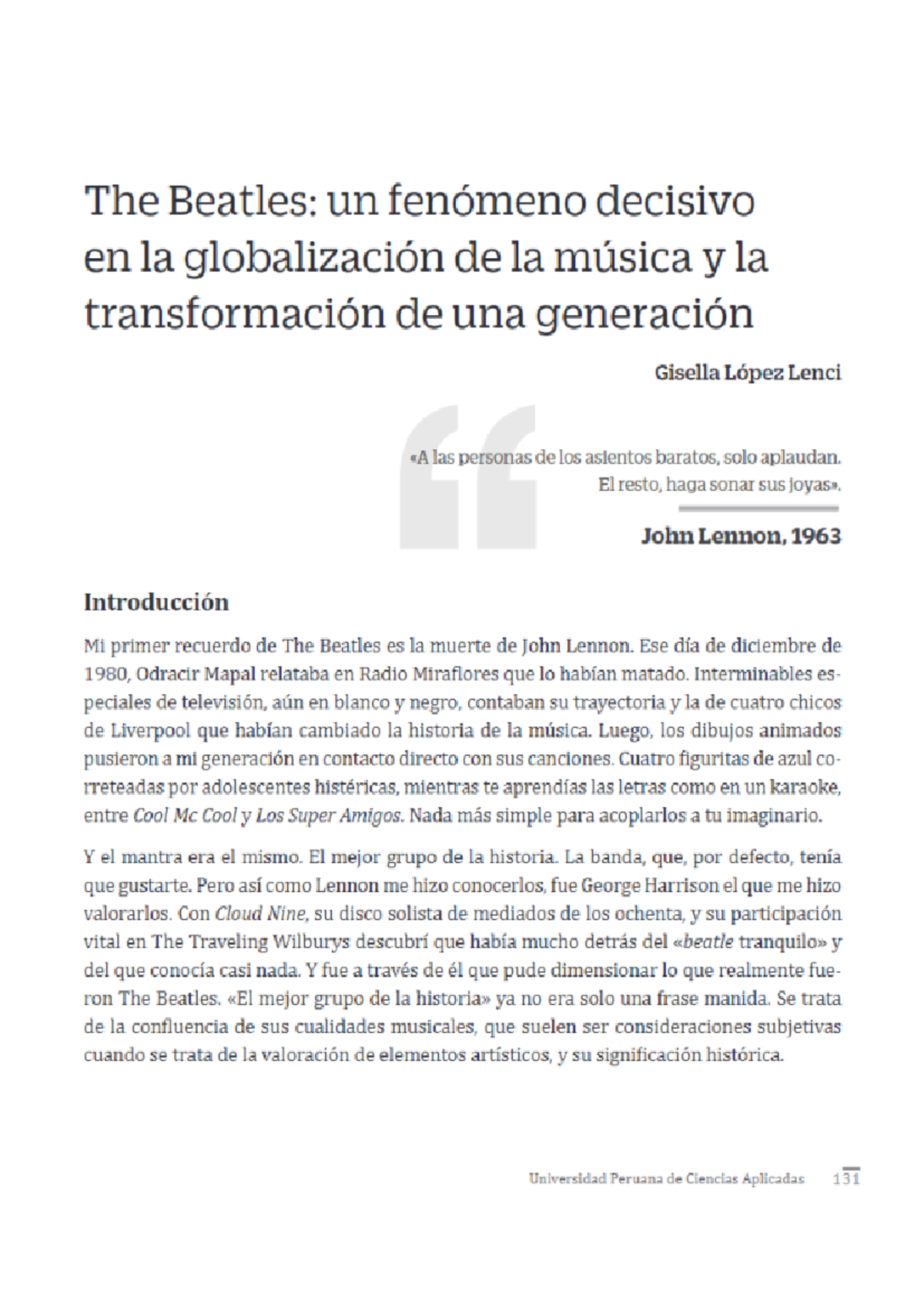 López, G. (2017 ). The Beatles - Matemática Básica - Studocu