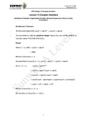MF19 Mathematics - List MF List of formulae and statistical tables ...