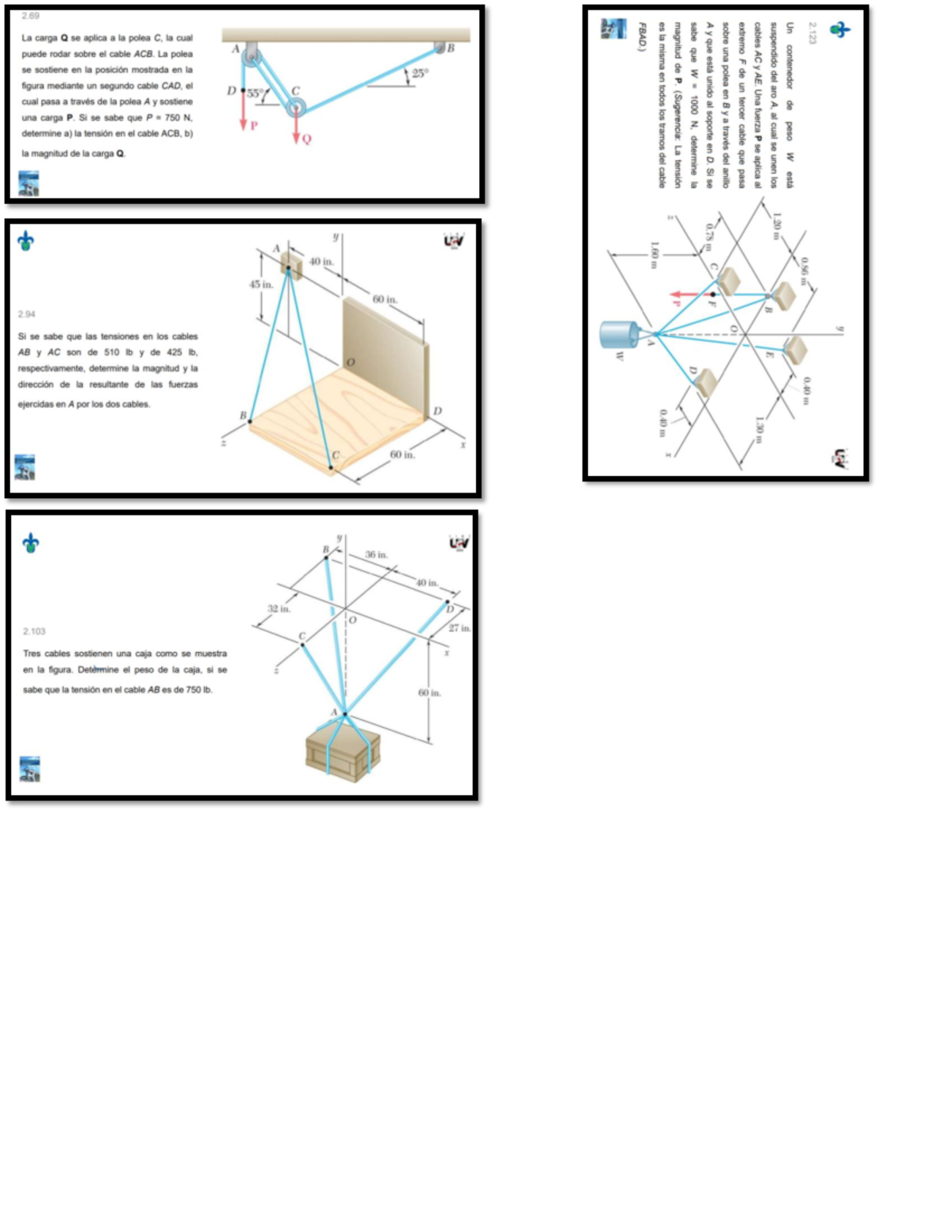 Estatica vectores en el espacio - Estática - Studocu