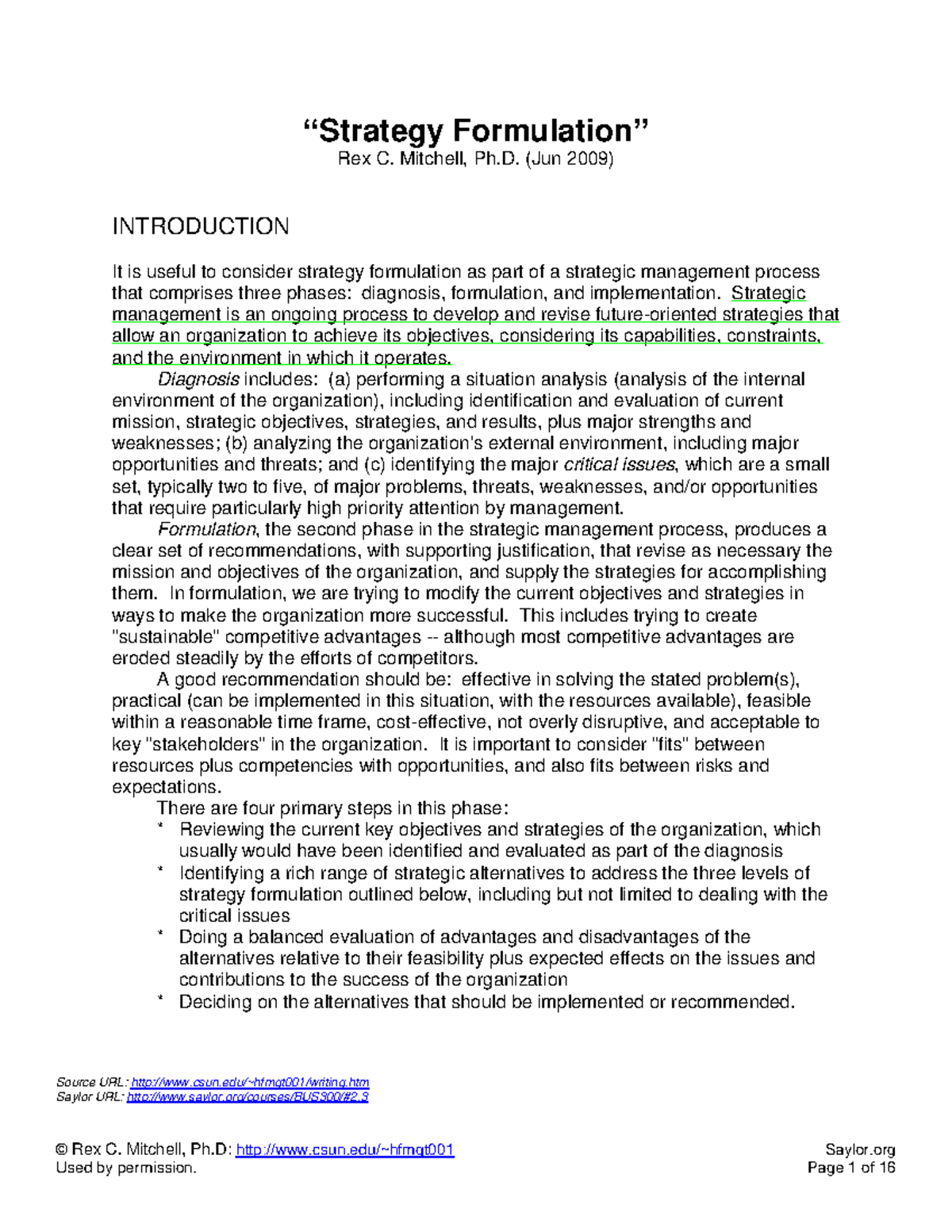 Strategy-Formulation - Source URL: csun/~hfmgt001/writing Saylor URL ...