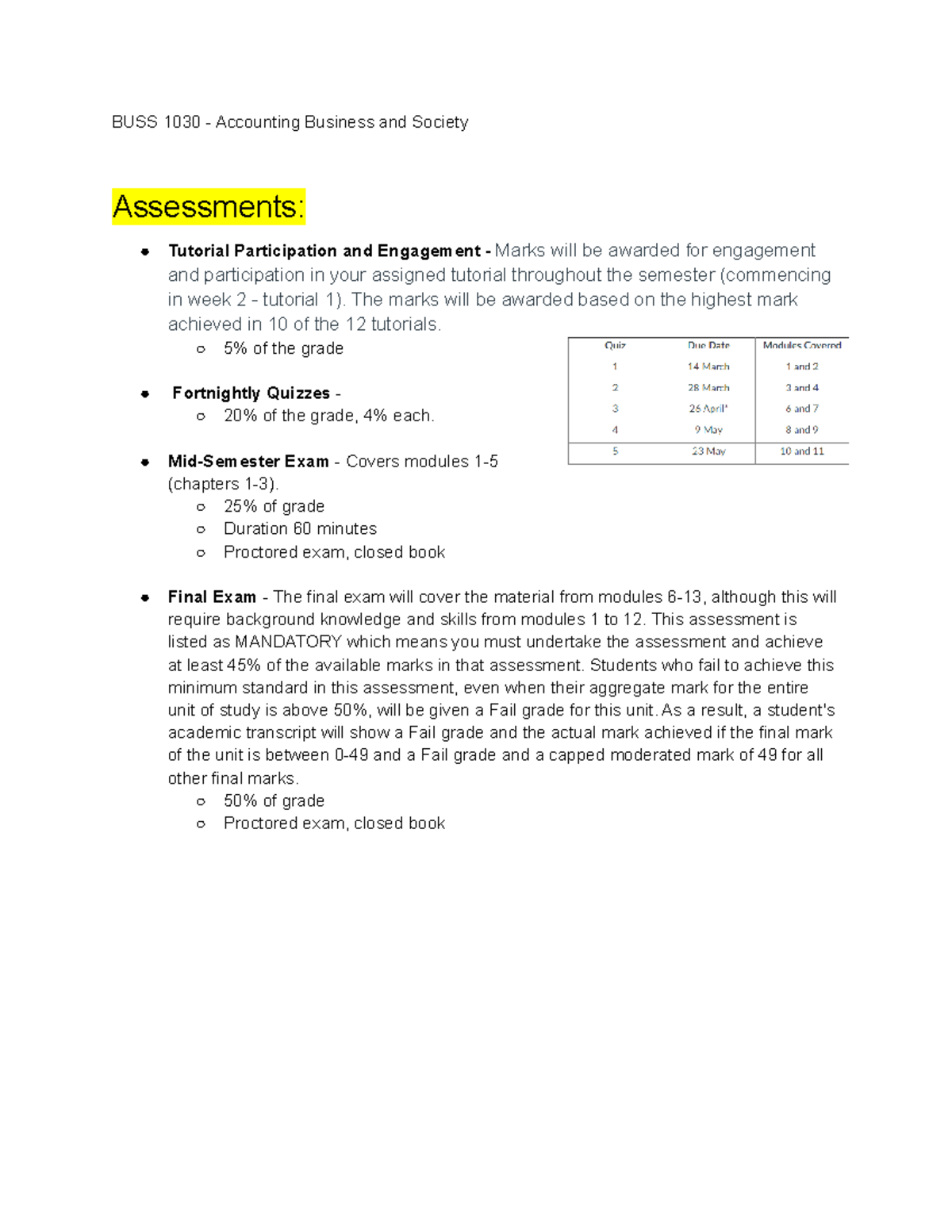 BUSS1030 - Accounting Business and Society - BUSS 1030 - Accounting ...