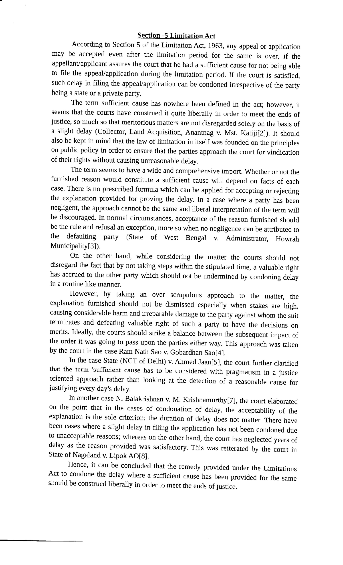 2024010552 - limitation act section 5 - Section Limitation Act ...