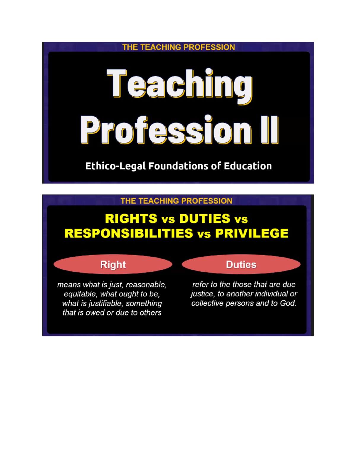 Teaching Profession Notes - Bachelor of Secondary Education - Studocu