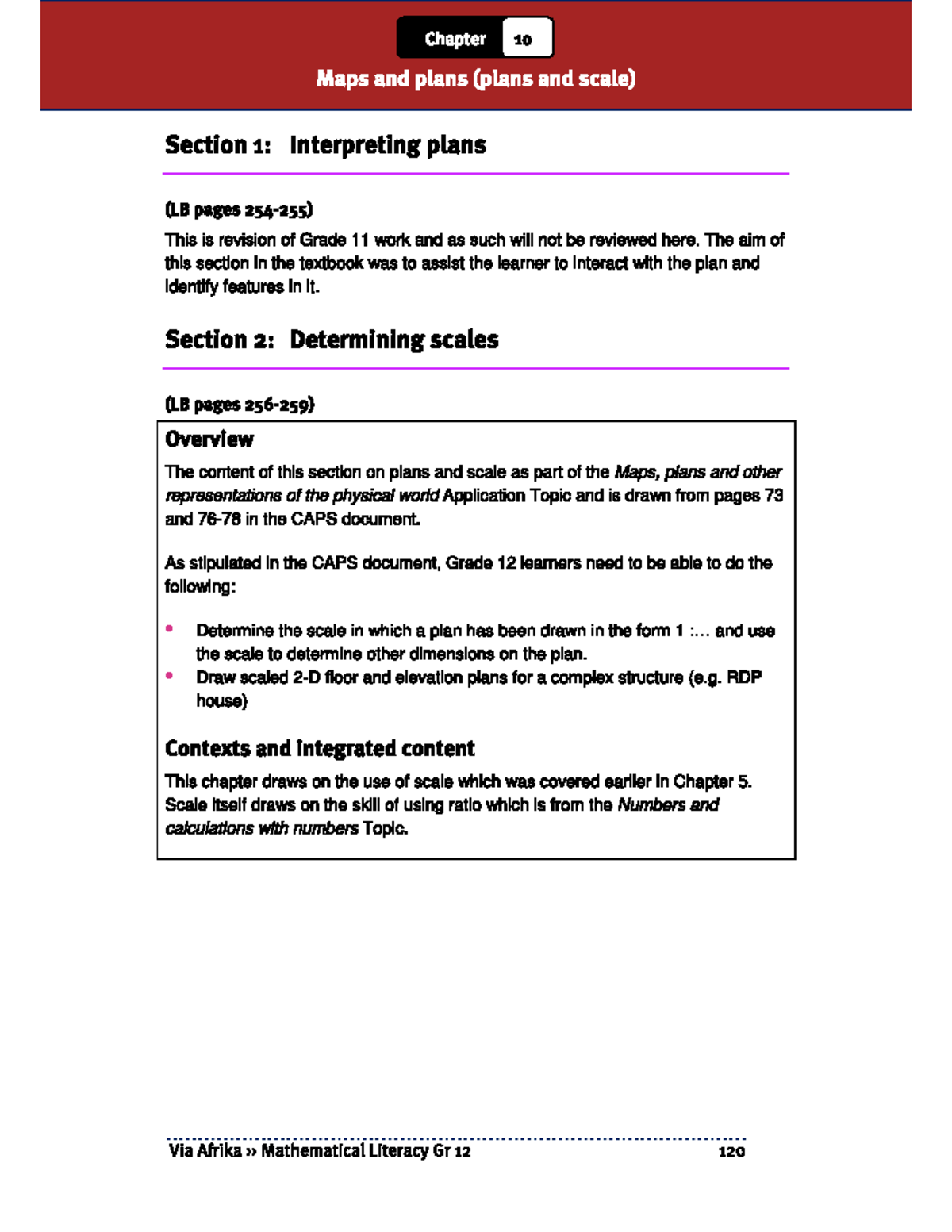 Plans-and-scale - It all grade 12 map work - B Ed - ͳ ʹ ͵ - Studocu