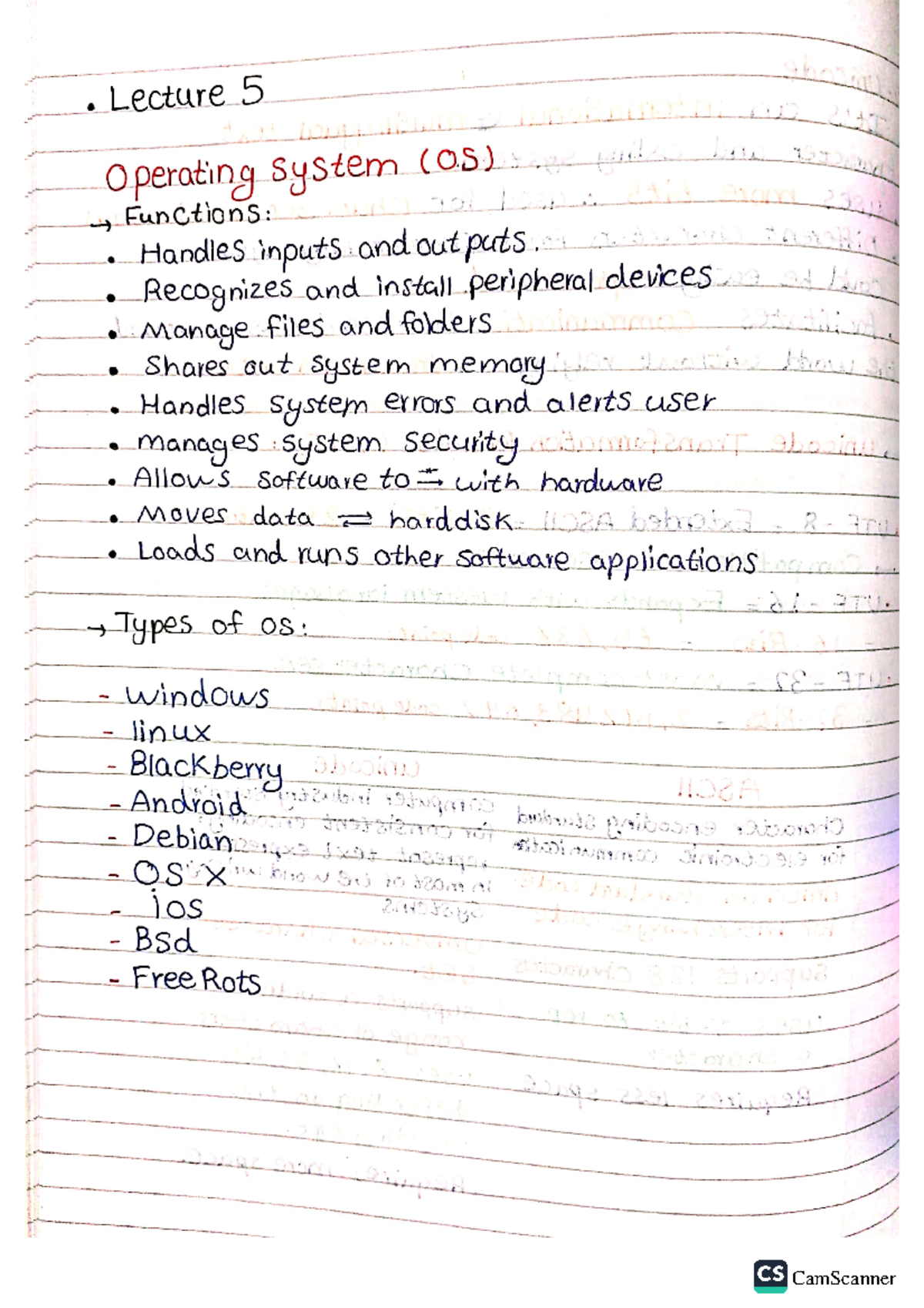 Lec 5 - notes - Introduction To Information Technology - Studocu