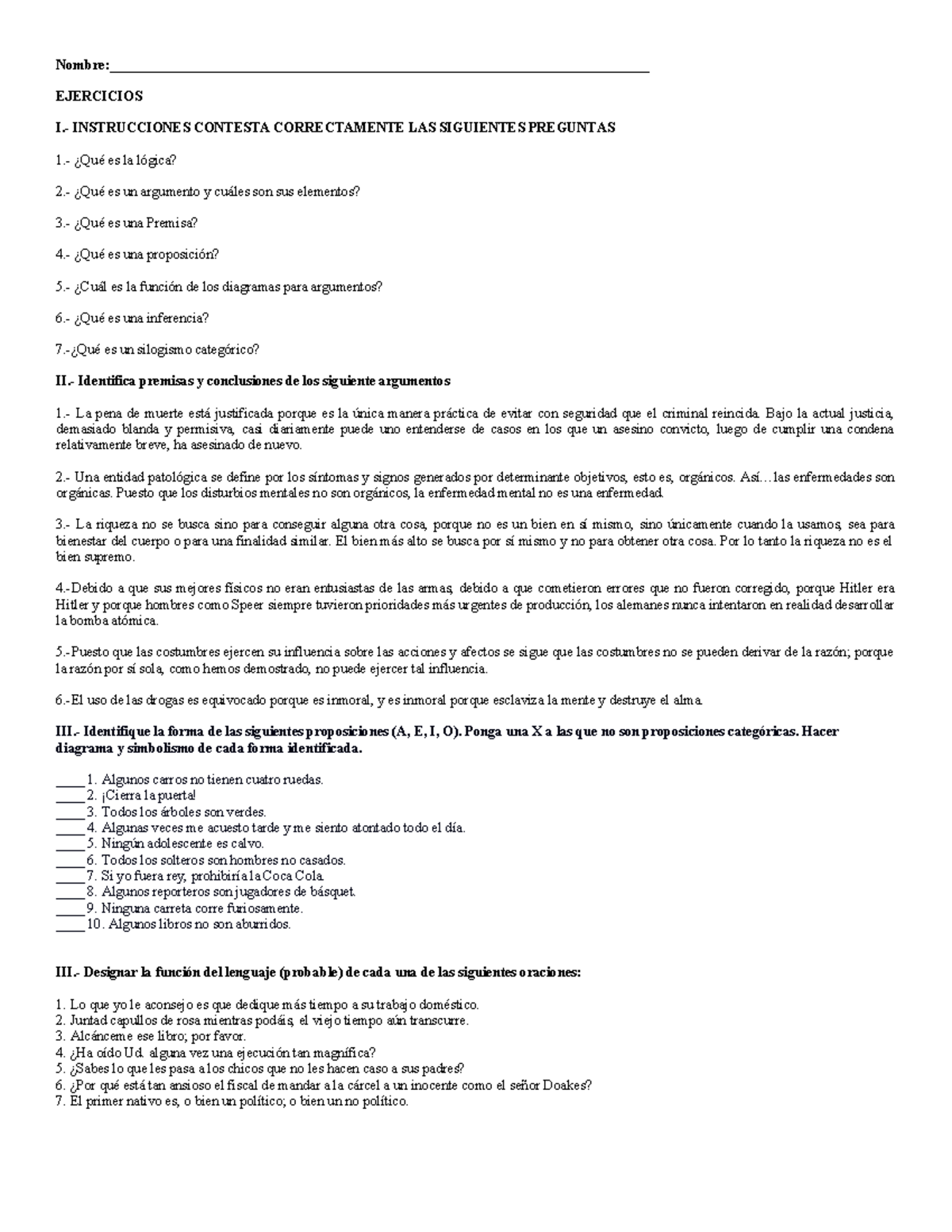 Ejercicios de repaso finales - - Studocu