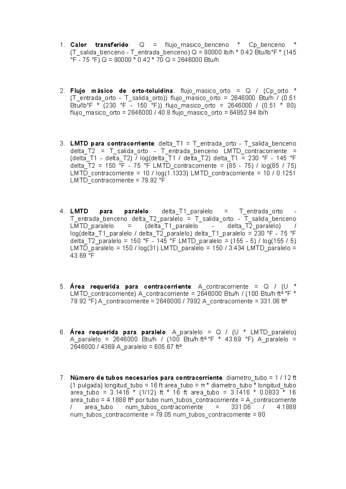 EP2 TRANSFERENCIA DE CALOR DISEÑO DE INTERCAMBIADOR DE CALOR INICIAL ...