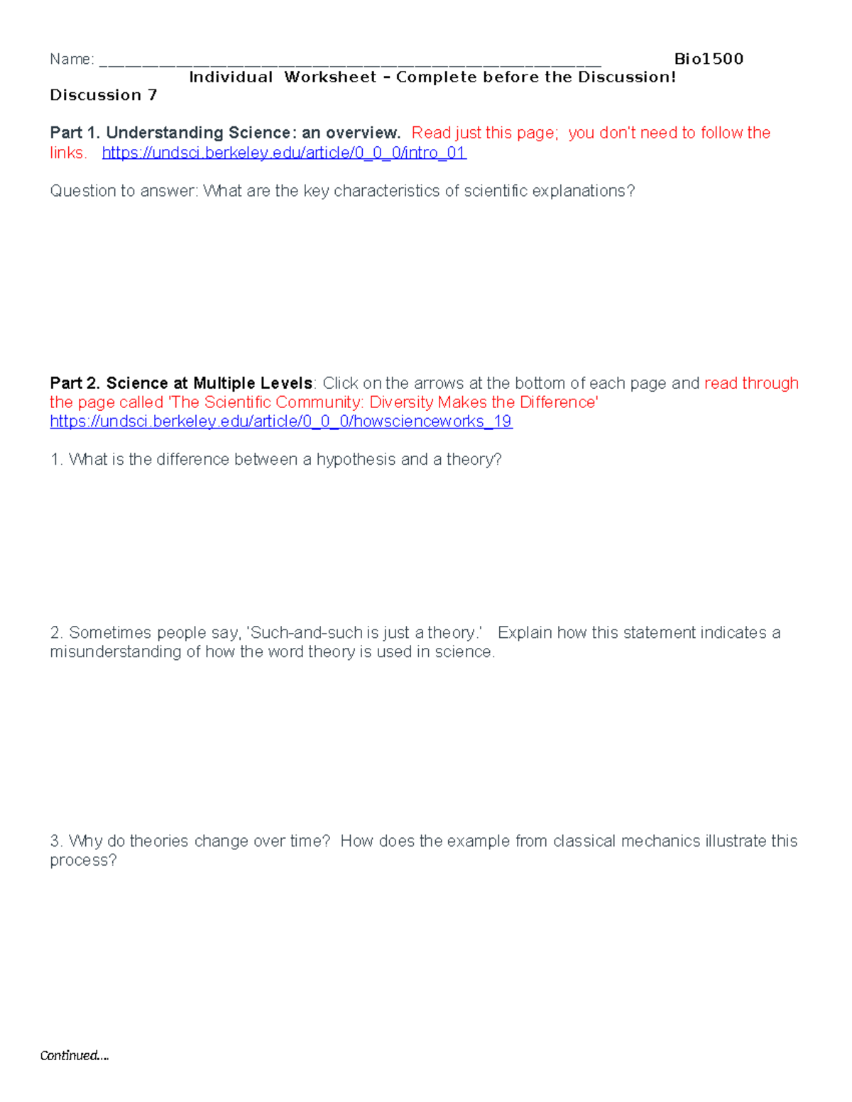 D7-Preparation Worksheet - Name
