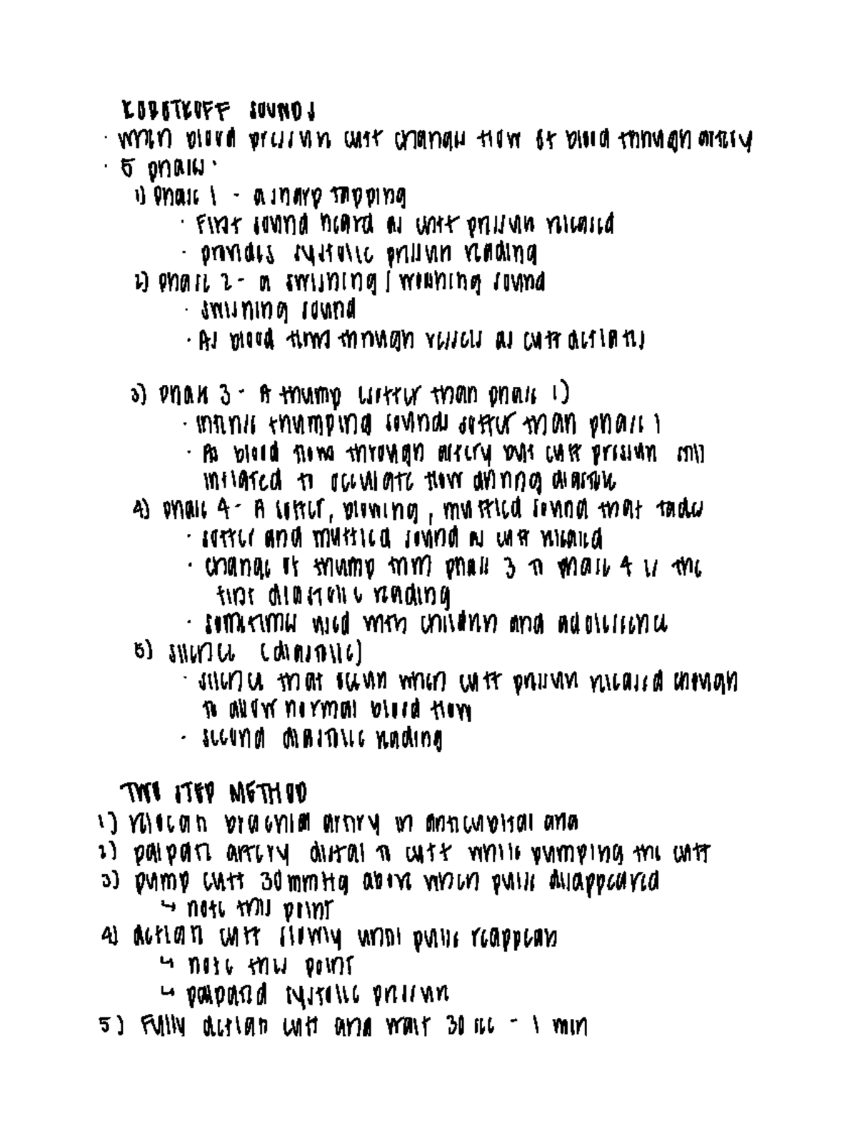 Week 4 - Measuring Blood Pressure Methods - KURUTKUFF SOUND I whin ...