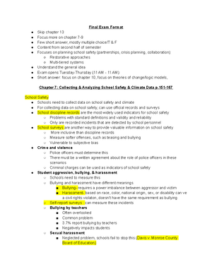 Chapter 1 The Importance of School Safety & Violence Prevention ...