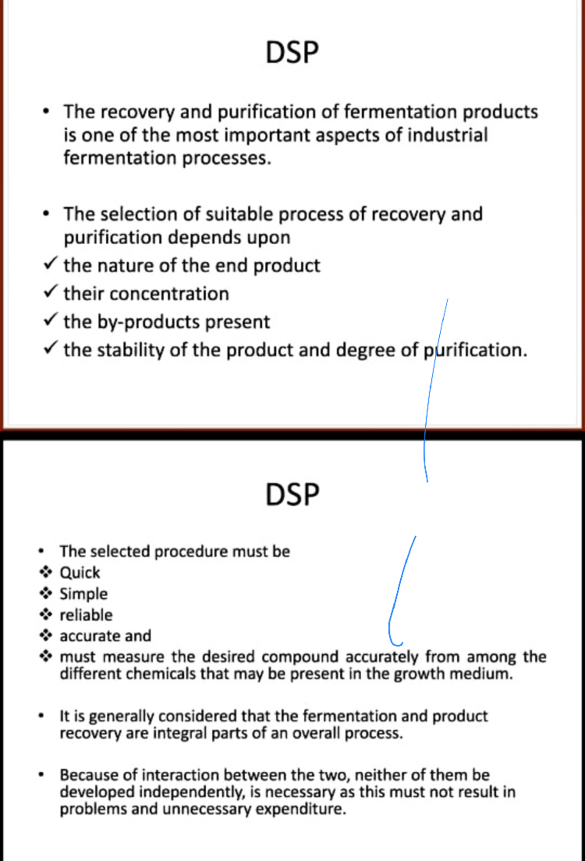 DSP - downstream processing - Microbiology - Studocu