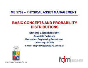 ME 5702 Module 3 System Reliability - ME 5702 – PHYSICAL ASSET ...