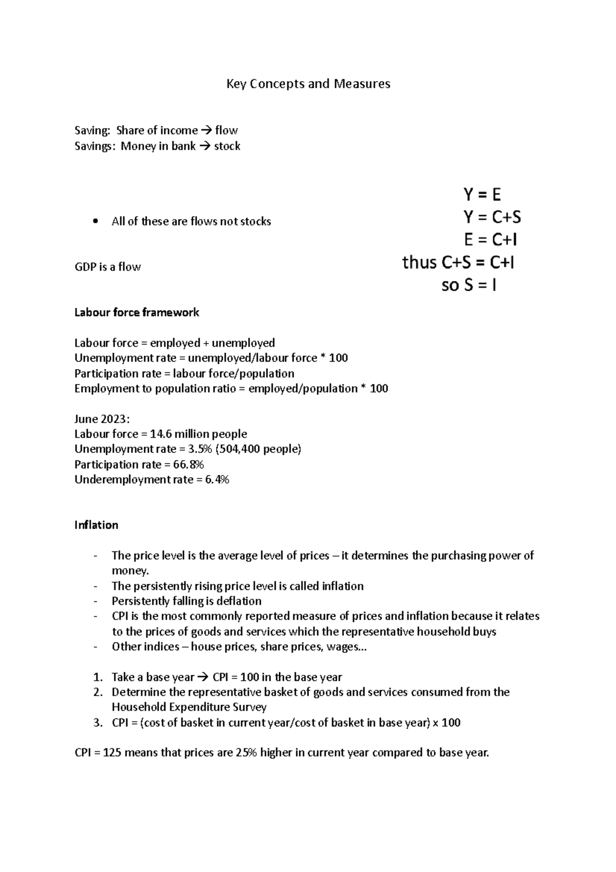 Week 2 - Key Concepts and Measures - Key Concepts and Measures Saving ...