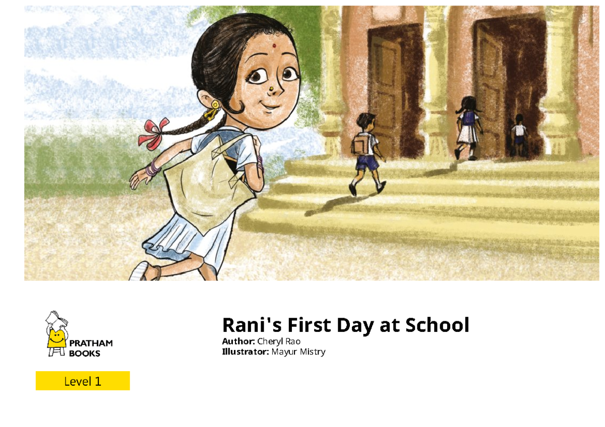 Rani's First Day at School - Rani's First Day at School Author: Cheryl ...