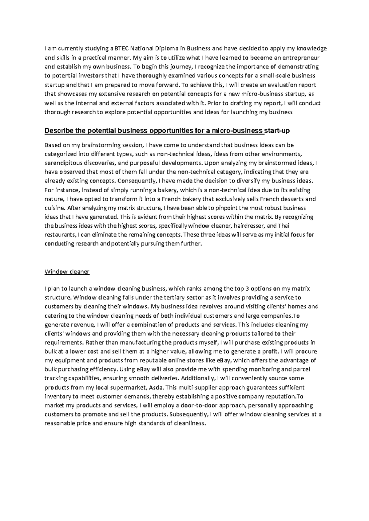 Unit 19 Assignment 1 - I am currently studying a BTEC National Diploma ...