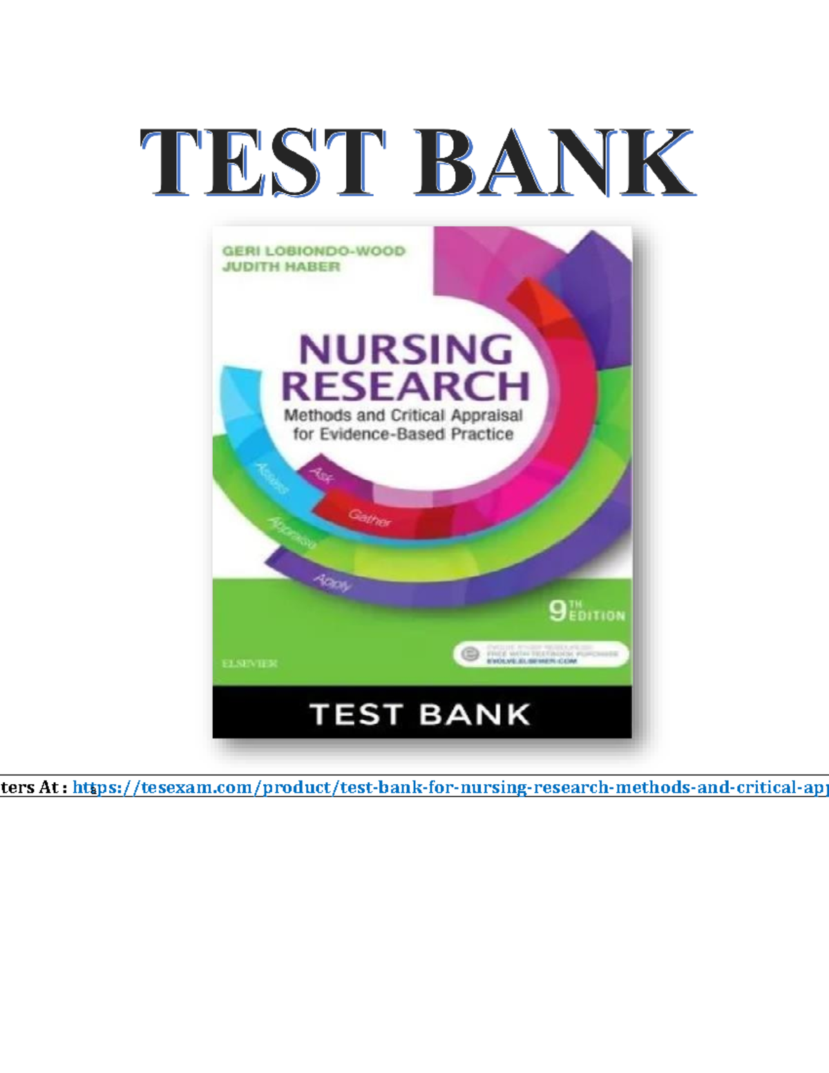 Nursing Research Methods and Critical Appraisal for Evidence-Based ...