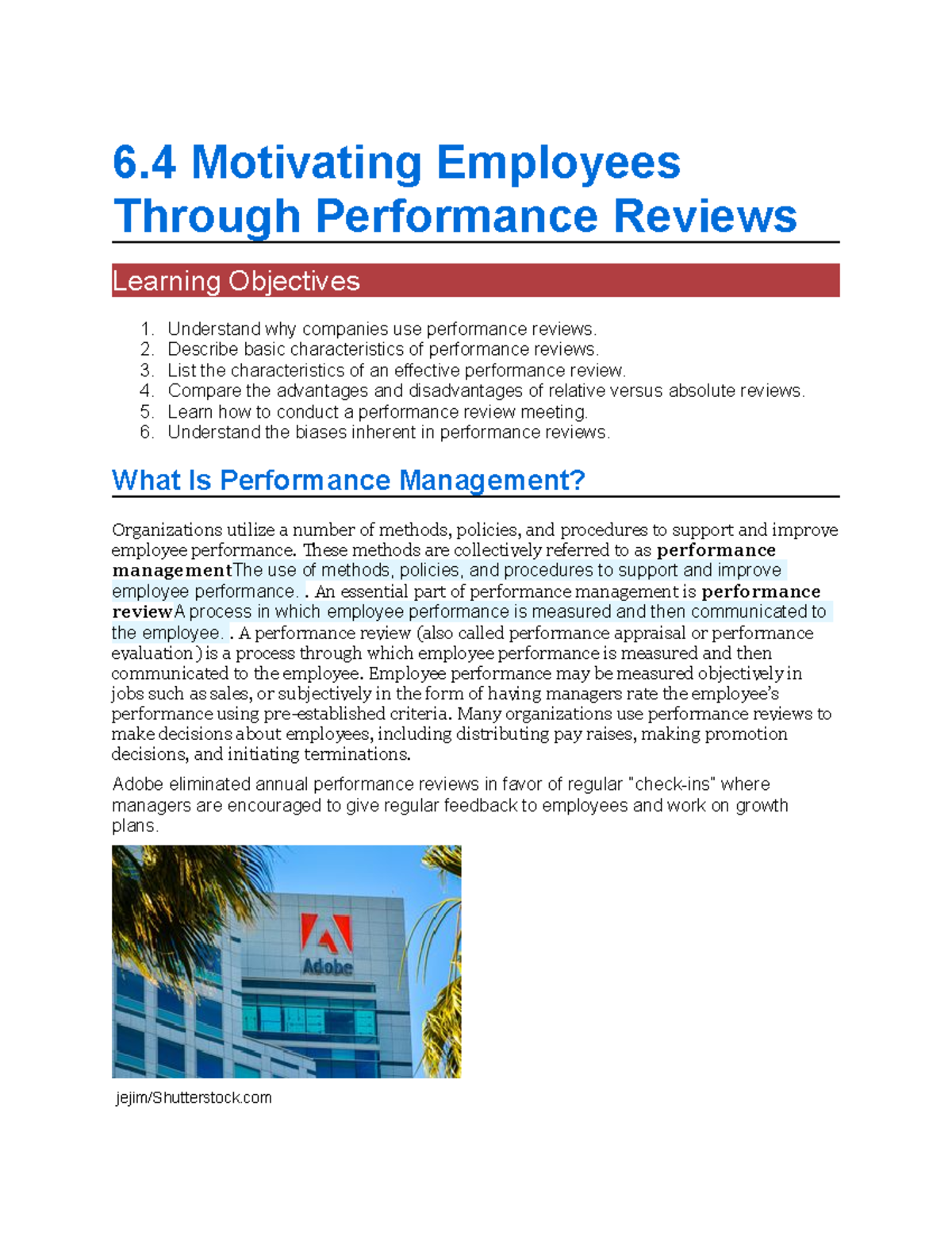 Motivating Employees Through Performance Reviews - Organizational ...