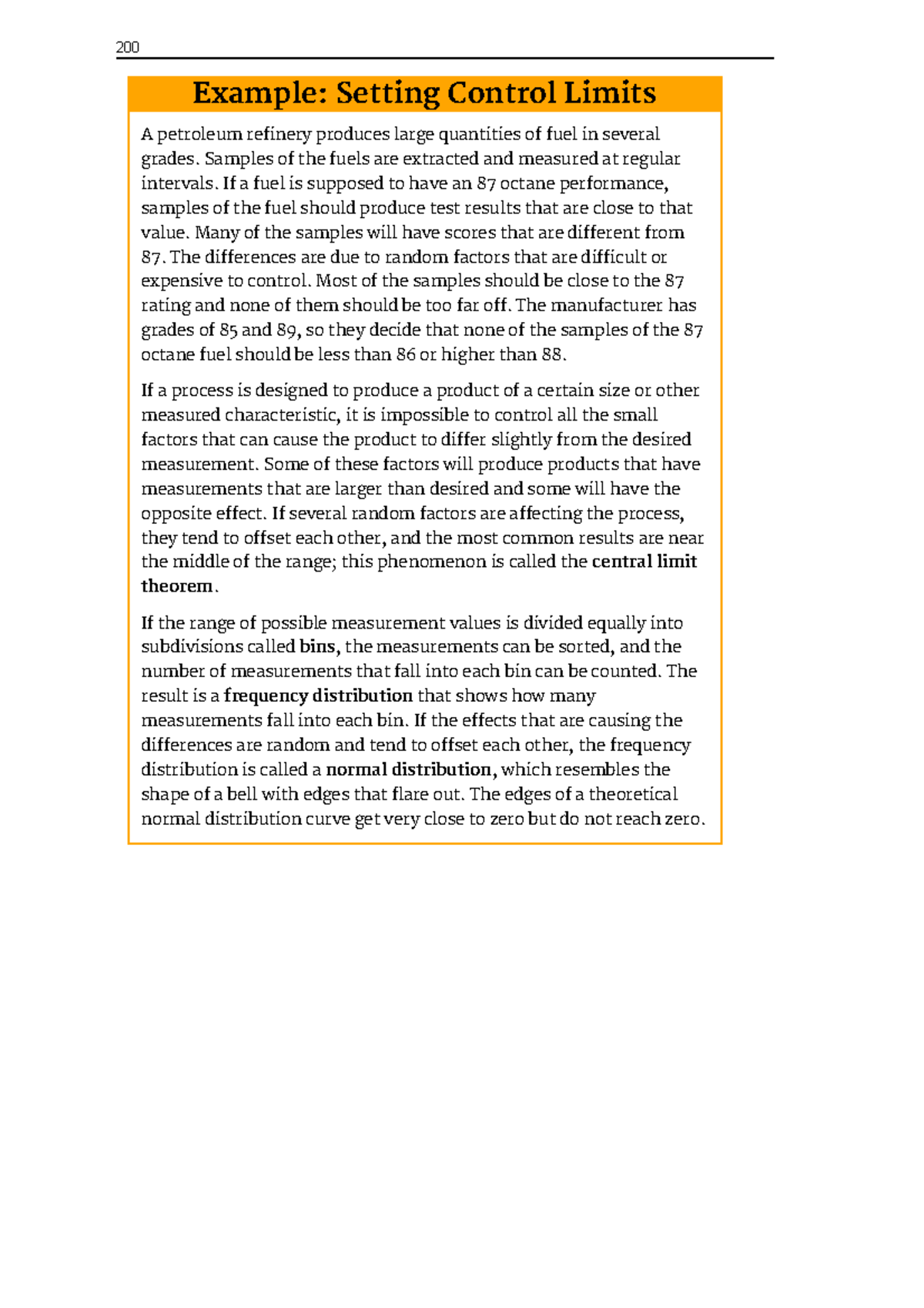 Project Management 15694-15-262-66 - Example: Setting Control Limits A ...