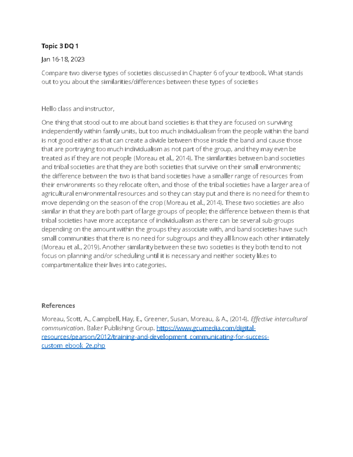 COM-263-O500 Topic 3 DQ 1 (19) - Topic 3 DQ 1 Jan 16-18, 2023 Compare ...