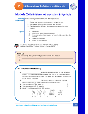 Module 1 - Basic Motor Control (Intro) - Motor Operation & Control ...