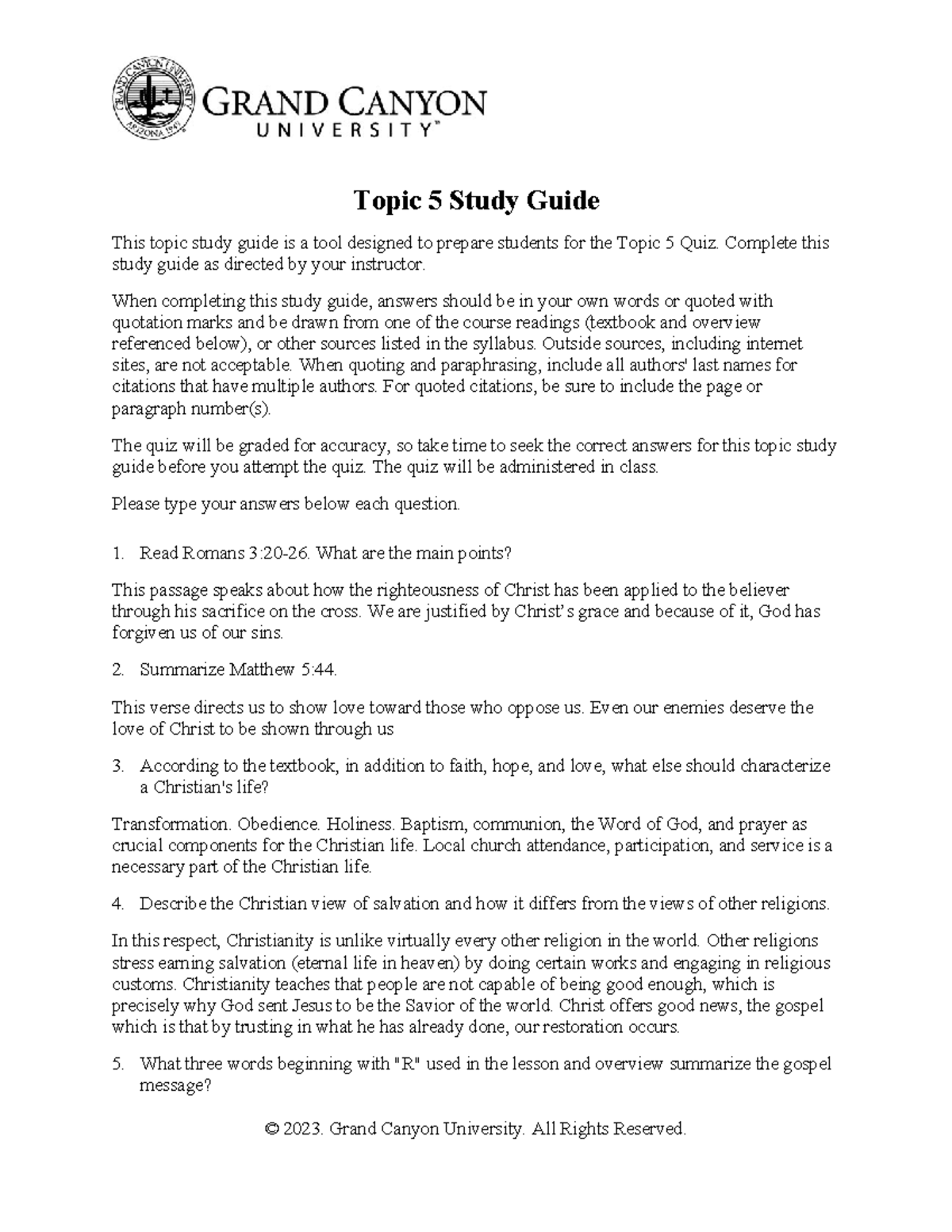 CWV 101 301 RS T5Study Guide On Ground - Topic 5 Study Guide This topic ...