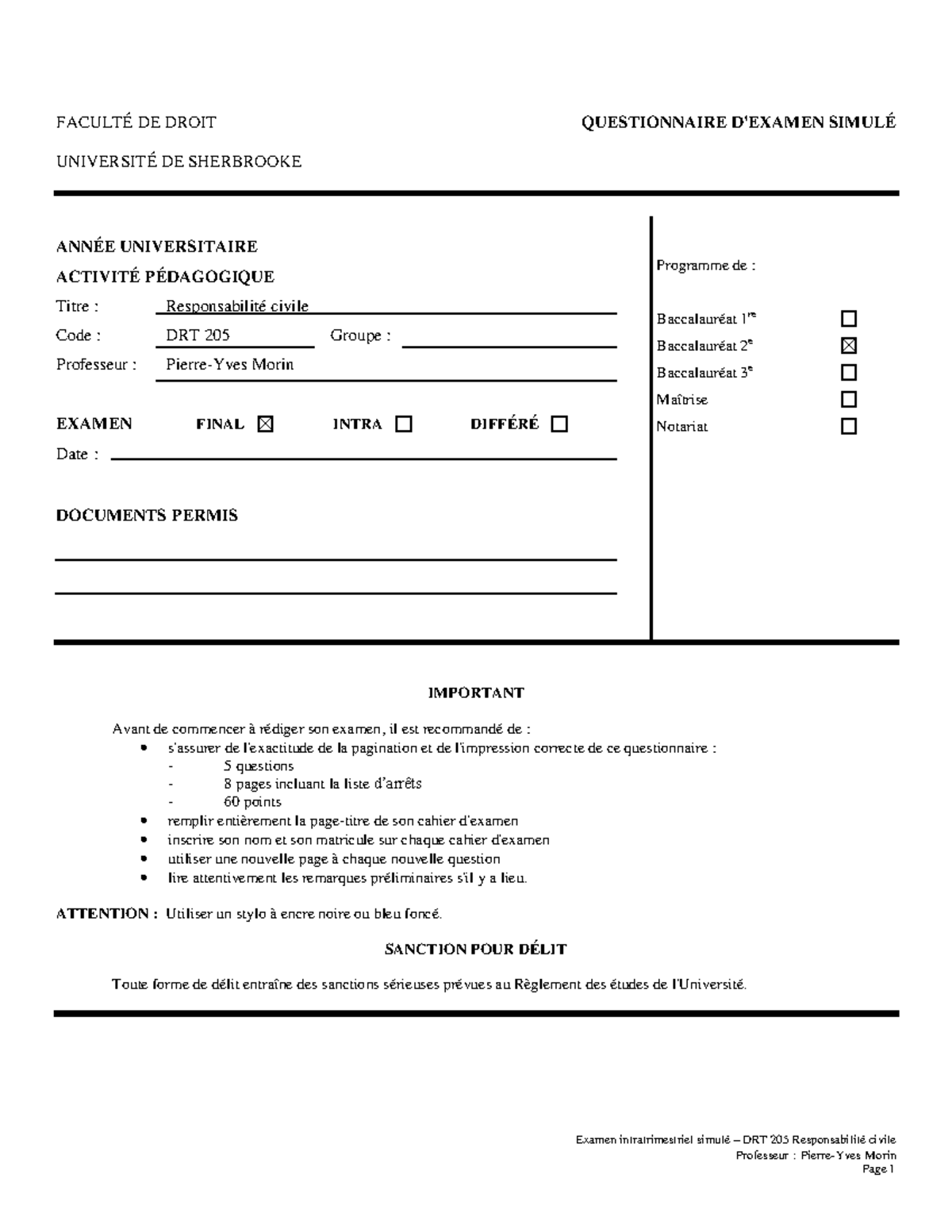 Examen 13 Septembre 2017, questions et réponses - DE DROIT ...
