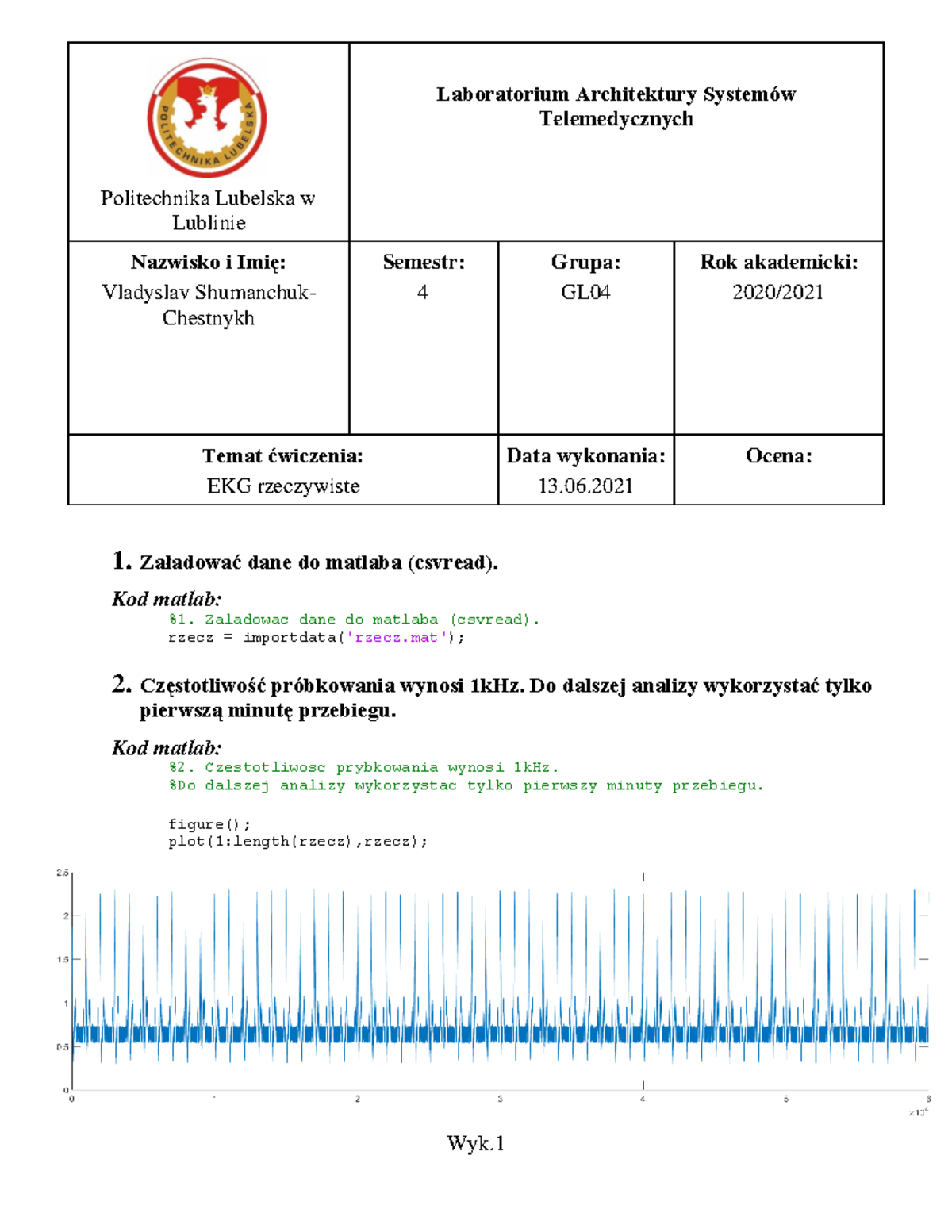 Lab 7B IB GL04 Vladyslav Shumanchuk-Chestnykh - 1. Załadować dane do ...