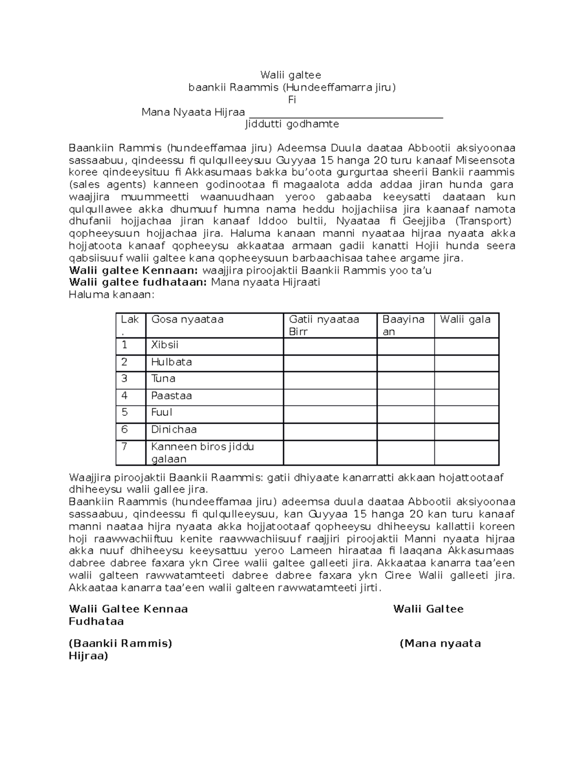 Walii galtee - faegt - Walii galtee baankii Raammis (Hundeeffamarra ...