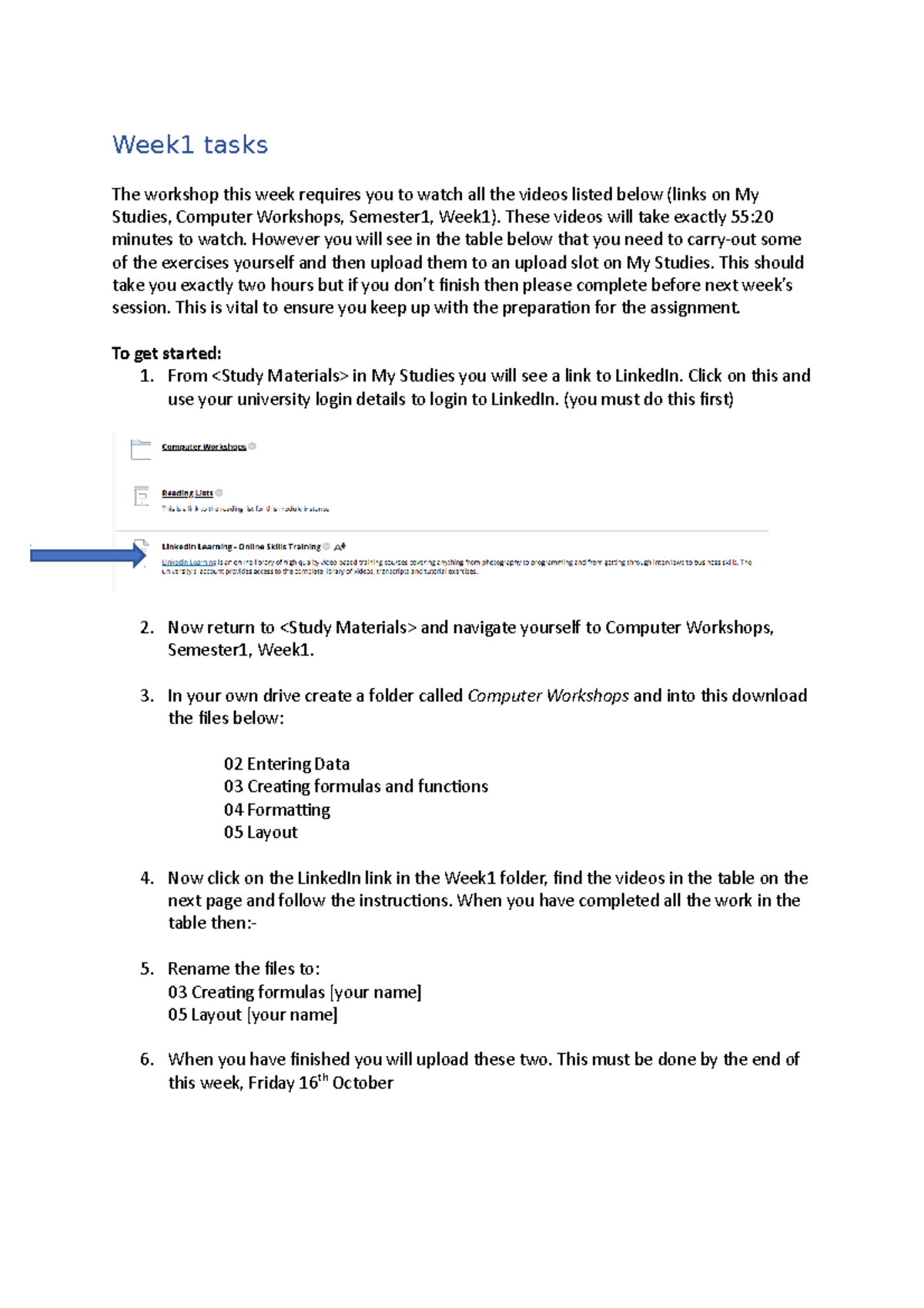 Week 1 Tasks SPSS - Week1 tasks The workshop this week requires you to ...