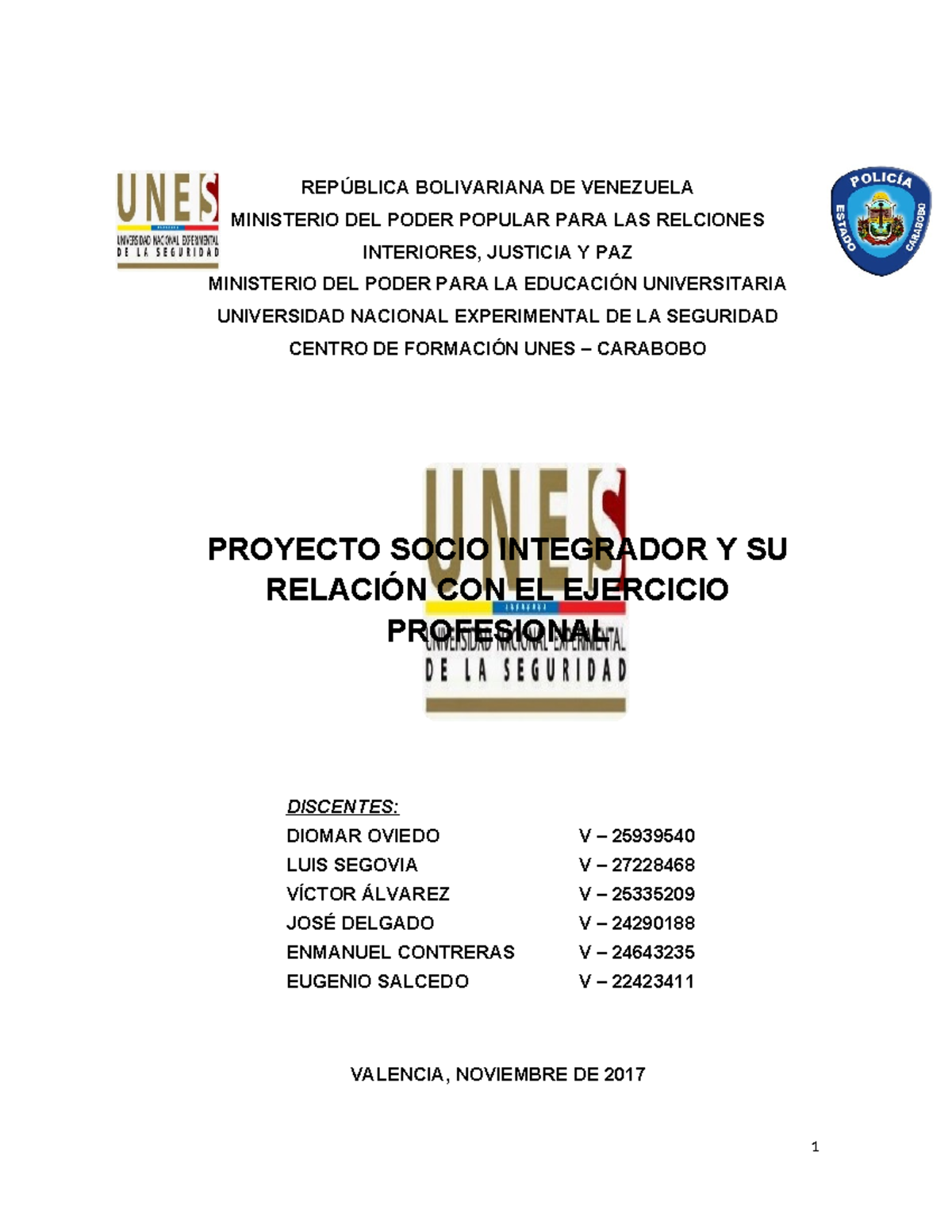 438831714 Proyecto Socio Integrador docx - REPÚBLICA BOLIVARIANA DE ...