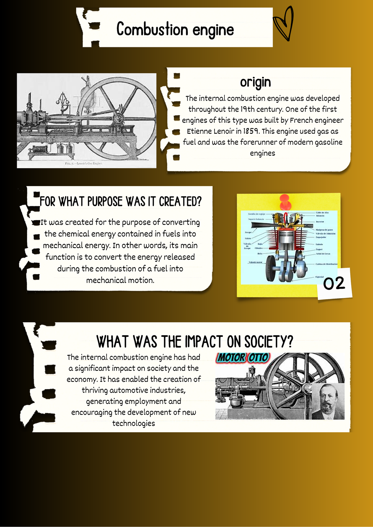 proyecto final unidad 2 - Combustion engine The internal combustion ...