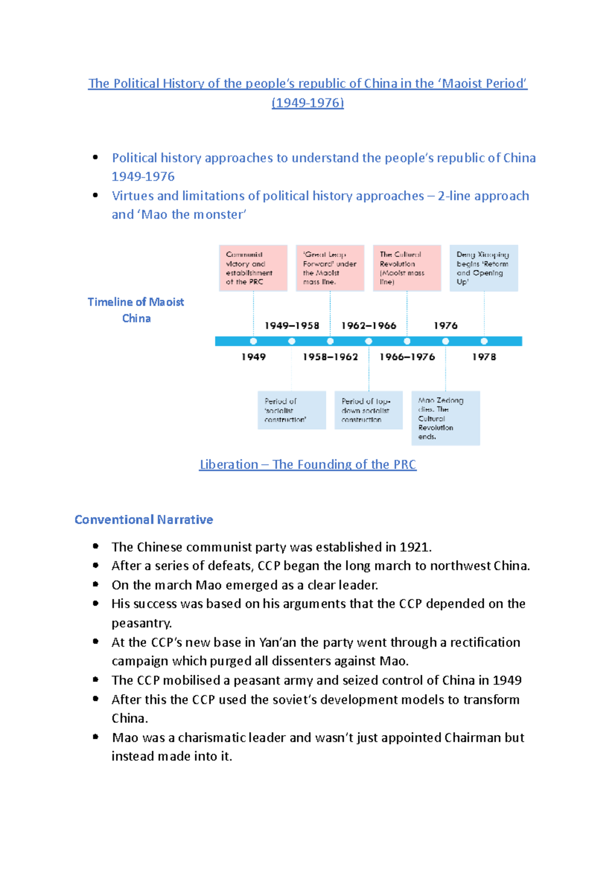 Arguments and Analysis lecture 3 - The Political History of the people ...