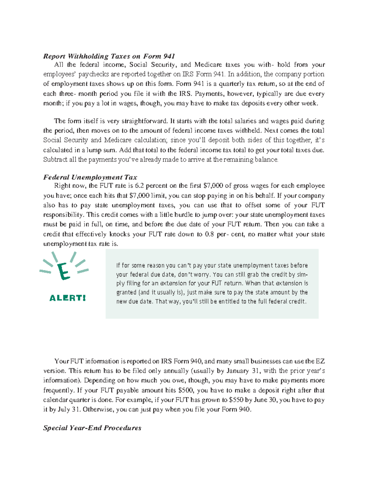 Reporting and Filing of Payroll Tax - Report Withholding Taxes on Form ...