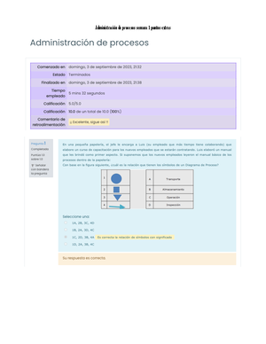 Administración de procesos semana 1 examen. Utel - administración de procesos - Administración ...