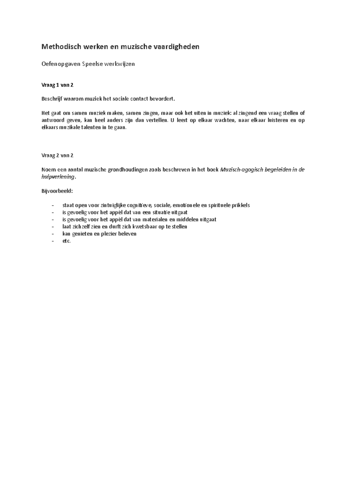 Methodisch werken en muzische vaardigheden - Speelse werkwijzen ...