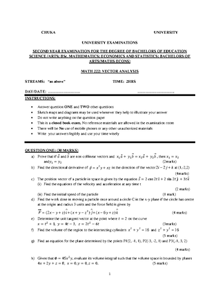 Calculus I II III - simple lecture notes with practical questions to ...