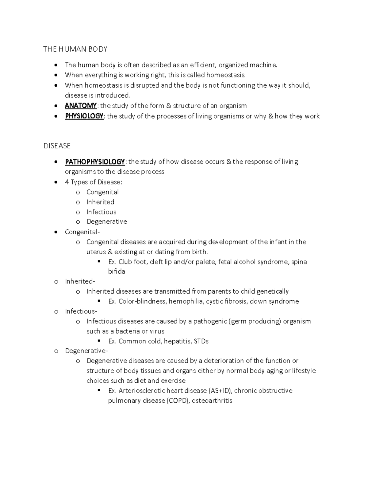 A&P 7.1 The Human Body - THE HUMAN BODY The human body is often ...