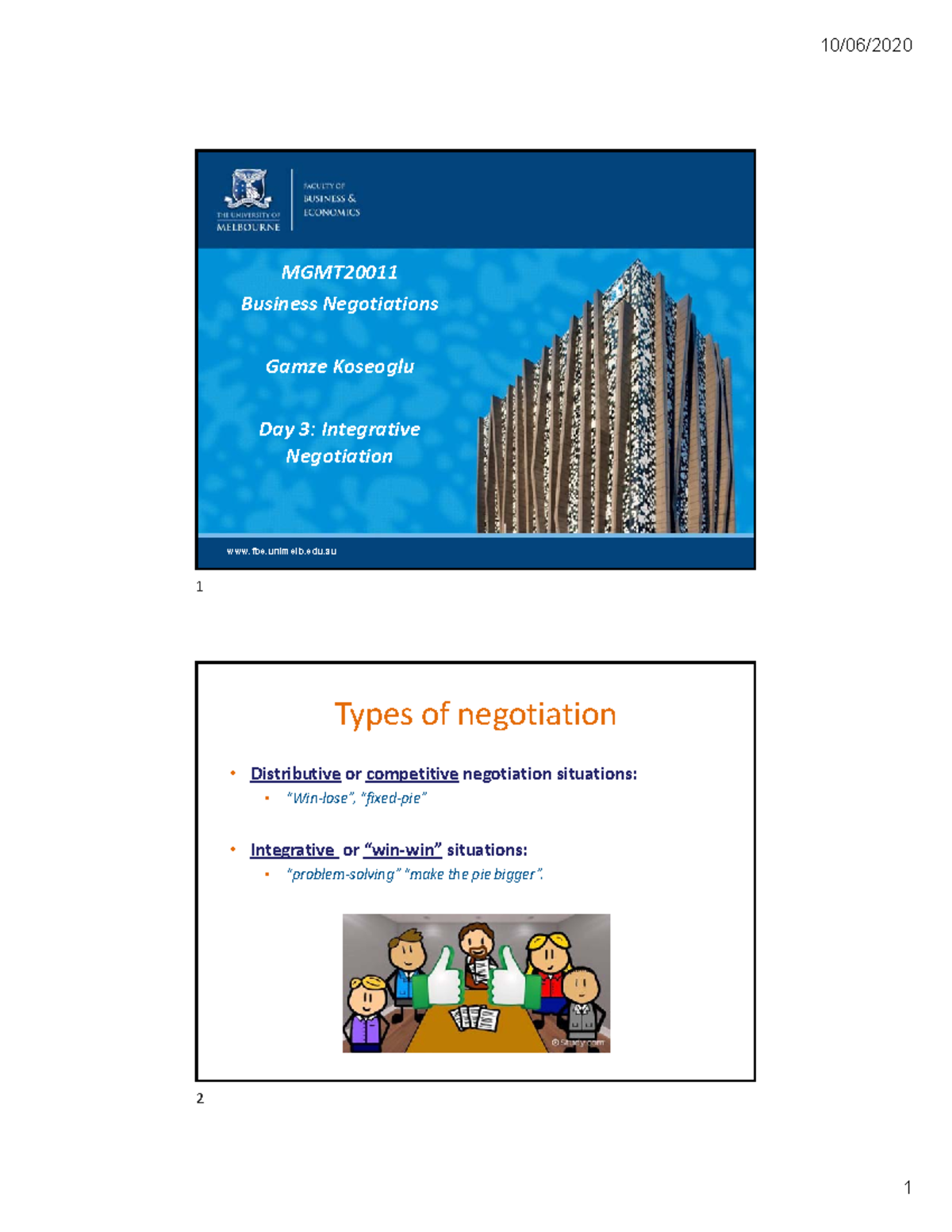 L3 (Winter 2020) Slides - MGMT Business Negotiations Gamze Koseoglu Day ...