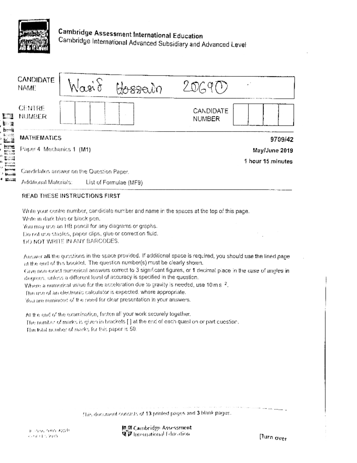 M1 FEB 06 2021 QP Solved - Practicing the correct material before exams ...