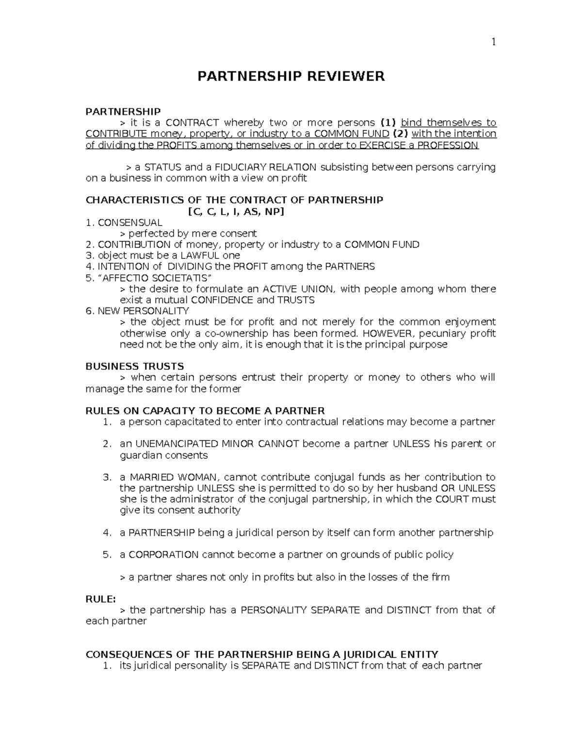 Partnership-reviewer - PARTNERSHIP REVIEWER PARTNERSHIP it is a ...
