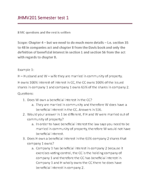 Public Interest Score Sample Question 1 - QUESTION 3 Brett, Thandu and ...