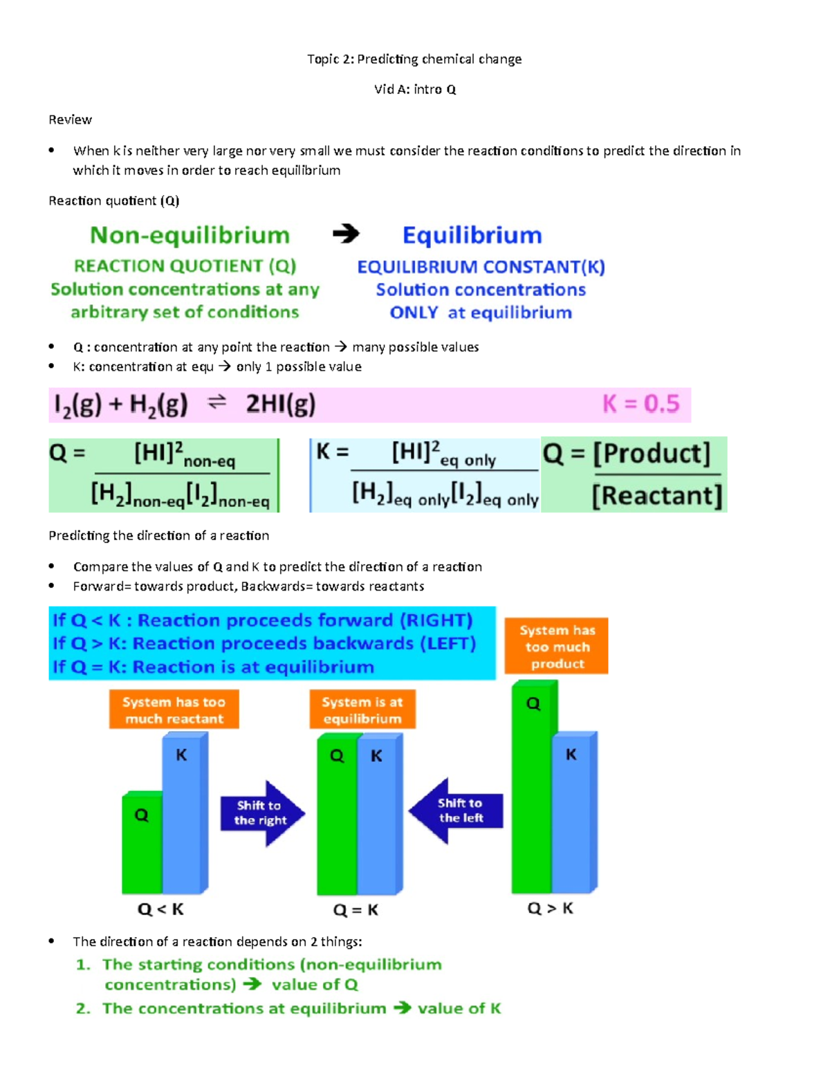 104-Topic 2 - predicting chemical change - Topic 2: Predicting chemical ...