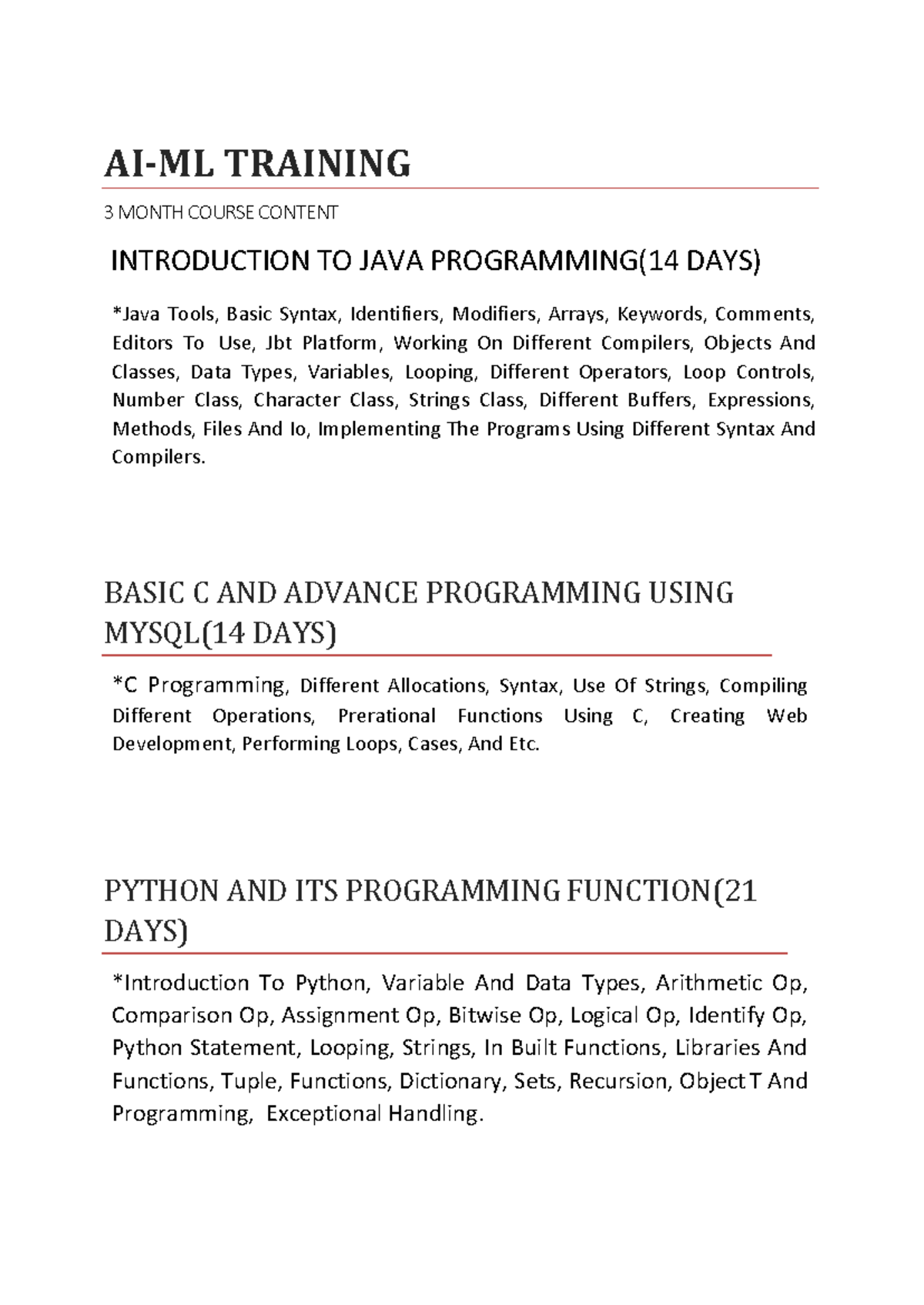 AL-ML - very good project report for ai/ml to be read by final year ...
