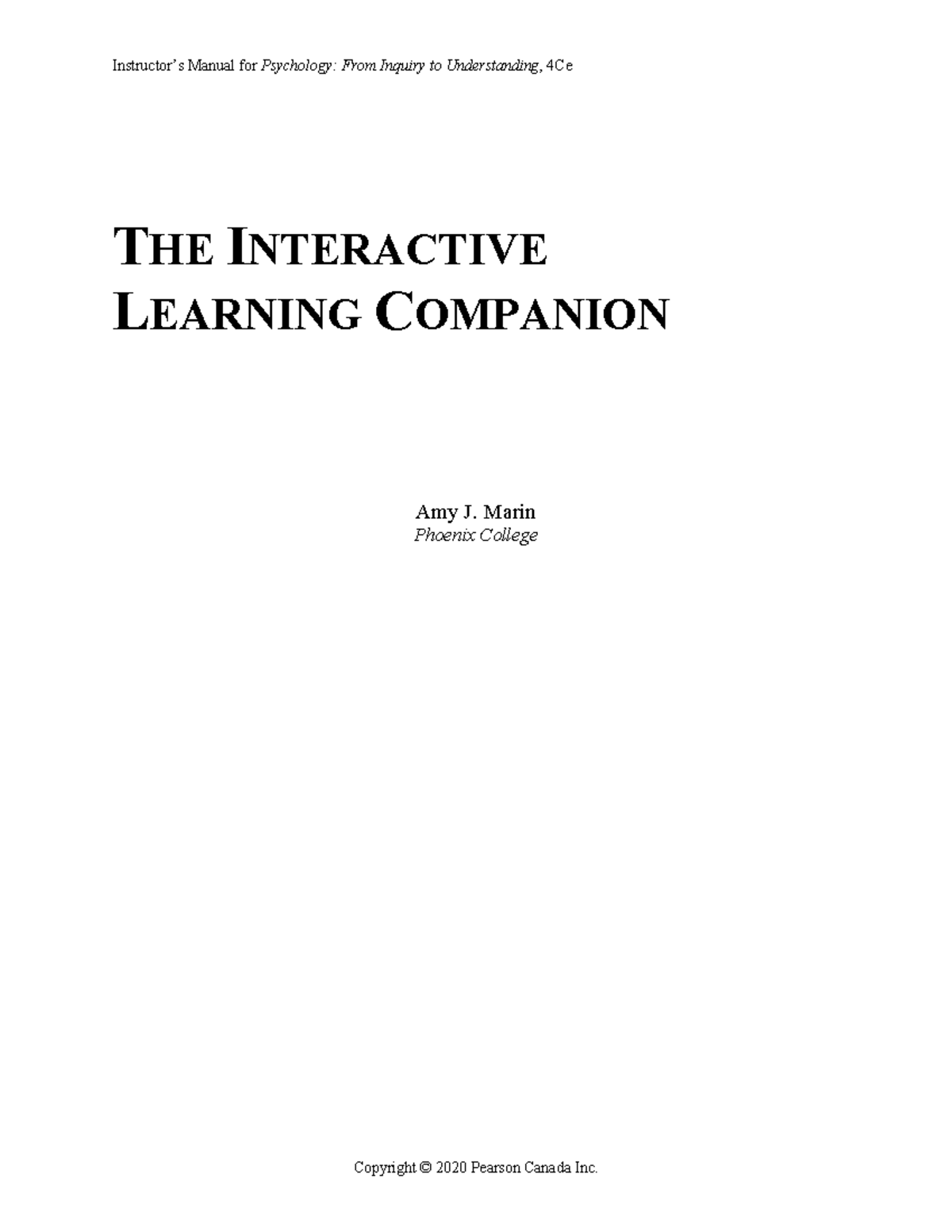 Ch. 17 THE Interactive Learning Companion - THE INTERACTIVE LEARNING ...